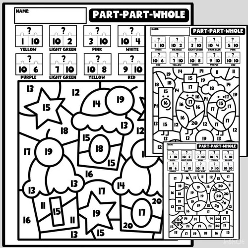 100th Day of School Color-by-Code Math Worksheets | Compose Teen ...