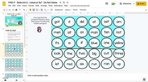 Find It! Tricky & Decodable Words (Amplify CKLA Skills Unit 6 Aligned)
