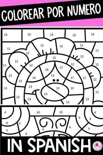 Thanksgiving Spanish Color by Code Numbers 1 to 20 Math Coloring Pages ...