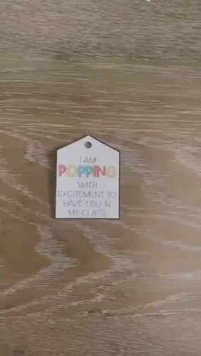 Back to School Gift Tags Meet the Teacher Open House |Popping In |EDITABLE