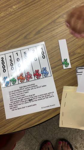 Attendance Game and Whole Group Lesson, SLIME theme by Counselor Accents