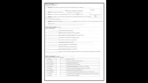 Listening Comprehension - The Big Bang Theory 1x01 by Nadine's English ...