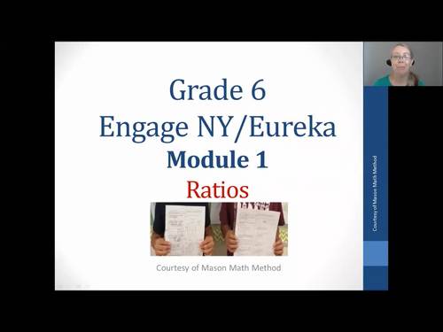 6th Grade Math Mod 1 Video Lesson 1-28 BUNDLE Ratios/Units/Percent ...