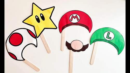 Super Mario Day - Theme Day Pack - Crafts, Writing, Math, Games | TPT