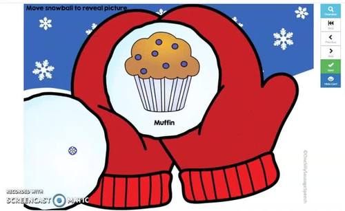 Medial F Articulation-Winter Edition BOOM CARDS by One Silly Sausage Speech