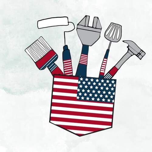 Labor Day Activities: Labor Day Handprint Art Project - Kindergarten ...