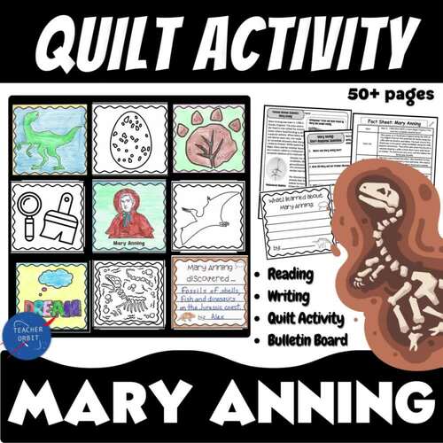 Mary Anning Create a Collaboration Quilt Activity | Dinosaur Lady ...