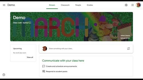 ANIMATED Google Classroom™ Banners Headers | MARCH by Teaching Literacy