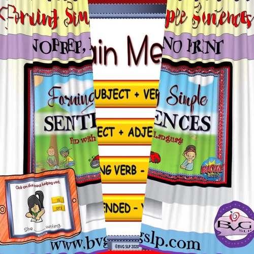 Forming Simple Sentences BOOM CARDS BUNDLE - Expand Sentences ...