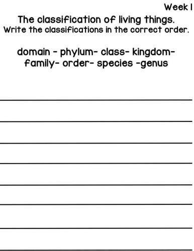 Classical Conversations Cycle 1 Week 1-12- Memory Work Packet- Print ...