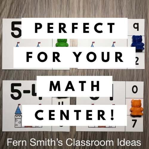 Subtraction Clip Cards Dollar Deal by Fern Smith's Classroom Ideas