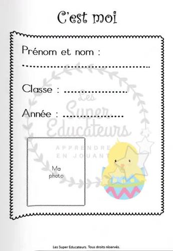 Cahier d'activités thématiques Pâques Easter worksheets | TPT