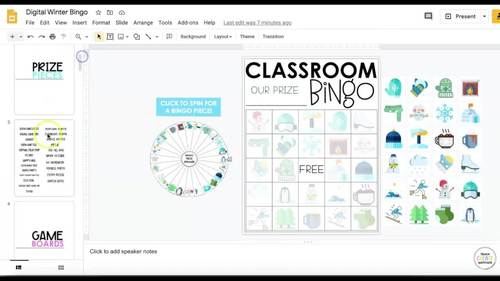 Winter Classroom Management Bingo Game Behavior Management Student ...