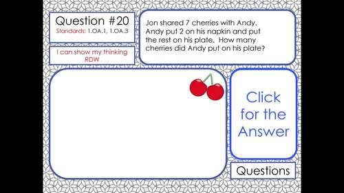 Eureka Math 1st Grade Module 1-6 Mid/End-of-Module Review Google Slides ...