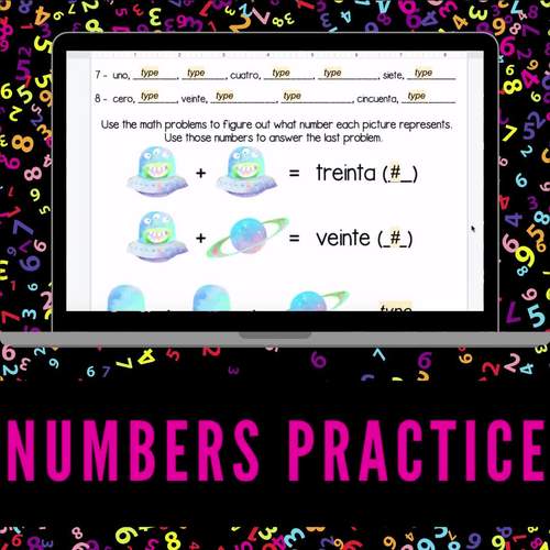 Practice Numbers in Spanish - Los Números - Spanish Numbers Practice ...