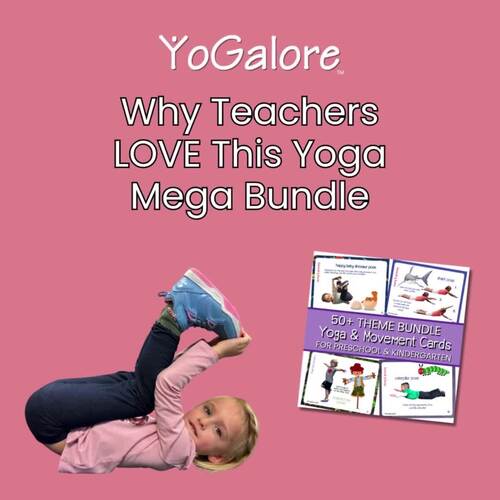 Yoga | Movement Pose Card MEGA Bundle | 54 Themes for Preschool ...