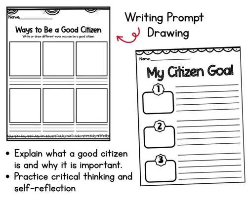 Being A Good Citizen Worksheet | Good Citizen At School Citizenship ...