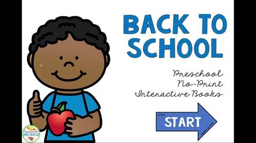 Preschool Language Speech Therapy Kit: Back to School BUNDLE (Print ...