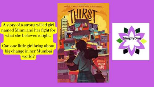 Thirst Novel Study by SimplyDoe | TPT