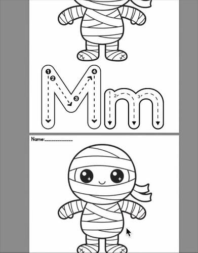 Halloween Mummy Craft and Writing Activities by Ms. Ady's Primary Patch