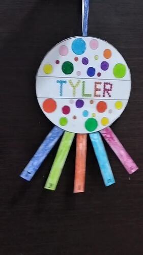 Dot Day Name Hanging Craft Make Your Mark Coloring Activity EDITABLE DECOR