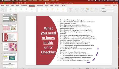 IB Biology C3.2: Defence against diseases (first exams in 2025) | TPT