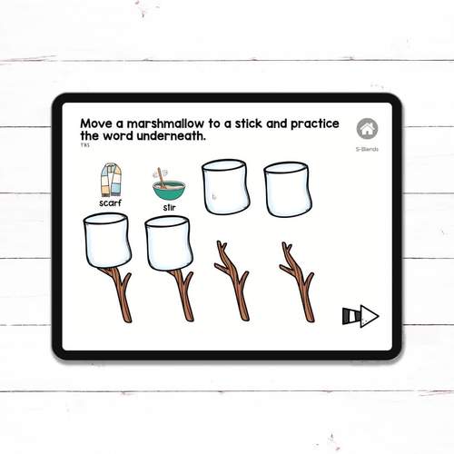 Making S'mores Articulation and Language Boom Cards by Thumb Bunny Speech