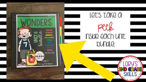 Unit 5 Bundle WONDERS 2nd Grade by Lory Evans - Lory's 2nd Grade Skills