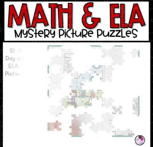 Spring Mystery Pictures NO Prep Puzzles Addition & Subtraction Phonics ...