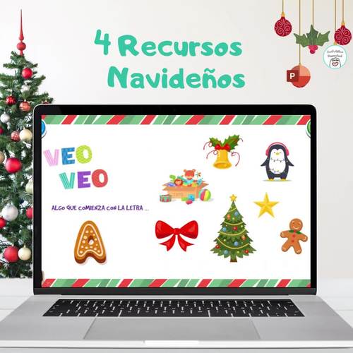 Actividades de Navidad en Español Vocabulario y Números BUNDLE | TPT