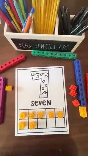 Donut Number Cards 0–20 for K-3 | Ten Frame, Number Word & Visual Support