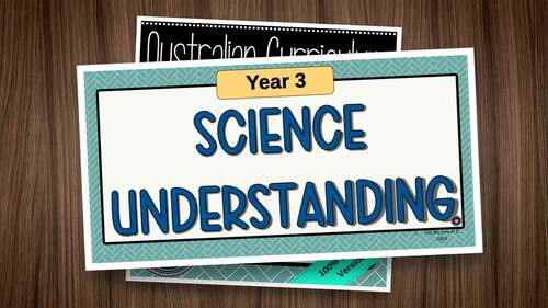 V9 SCIENCE - YEAR 3 Learning Goals/Intentions – 100% Editable | TPT