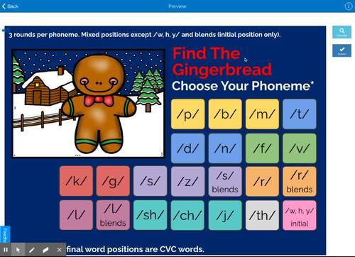 Boom™ Cards Digital Articulation Activity: Find the Gingerbread (21 ...