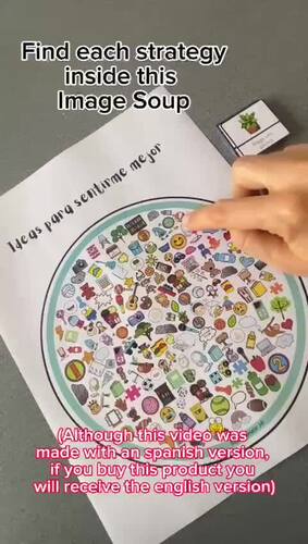 I spy self regulation and coping skills counseling games by Counselor Juli