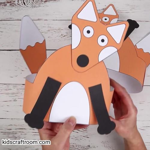 Fox Hat Craft - Fox Craft - Autumn Crafts - Fall Crafts - Fox Headband ...