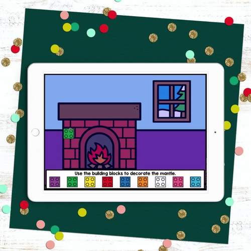 Holiday STEM Building Challenge Boom Cards | Distance Learning | TPT