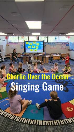 Charlie Over the Ocean Singing Game Vocal Assessment-NO PREP-K, 1, 2, 3 ...