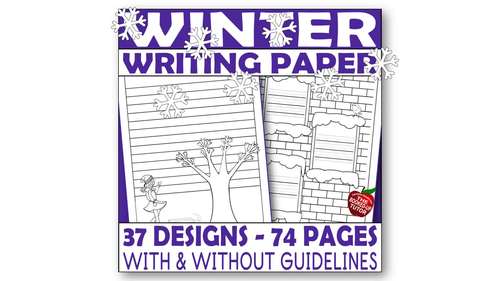 WINTER WRITING PAPER by Catch-Up Learning | TPT