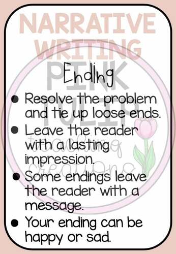 Narrative Writing Posters - Earth Tones Classroom Decor | TPT