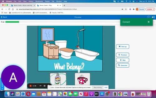 Category Life Skills Digital Task Cards Special Education What Belongs ...