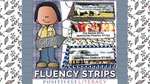 Fluency Strips | Reading Fluency Practice | Sentence Fluency Practice ...