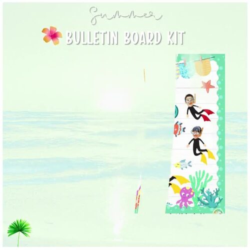 Summer Under The Sea Theme Classroom Door Decor DIVING INTO SUMMER
