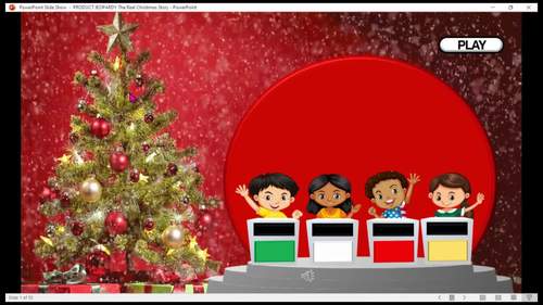 Christmas Holiday Jeopardy Digital Game Trivia Bible Interactive Score pptx