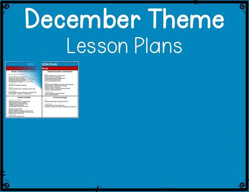 First Grade December Cross-Curricular Unit With Assessments & Worksheets