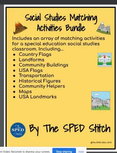 Social Studies Life Skills File Folders for Special Education Autism ...
