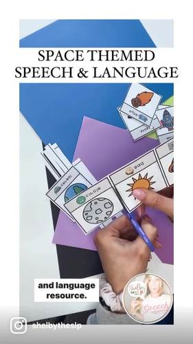 Space Speech Therapy:Print, No-Print, and FREE Boom™ Cards by Shelby ...