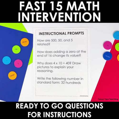 5th Grade Math Intervention Teacher Toolkit Hands-on Lessons Place Value