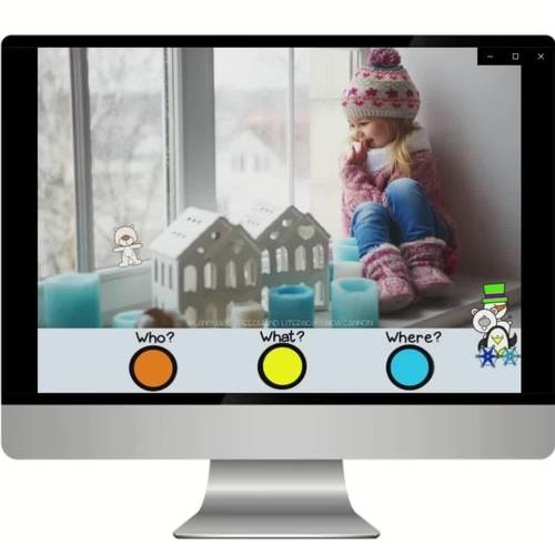 WH QUESTIONS Boom Cards™ Speech Therapy | Verbs | GIFs | Winter | TpT