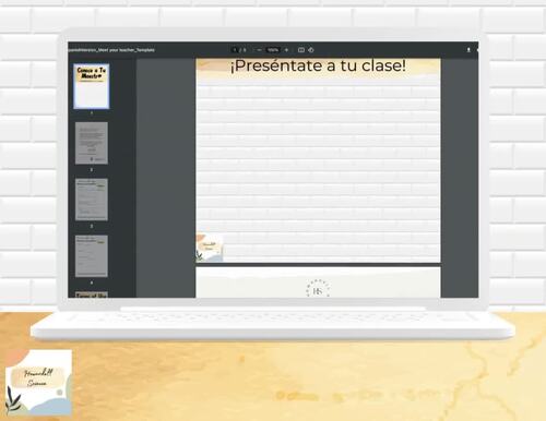 Organizador gráfico "Conoce a tu Maestro" para el regreso a clases