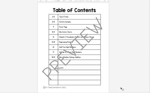 Big Ideas Math Interactive Notebook | Chapter 4 | Second Grade | TPT